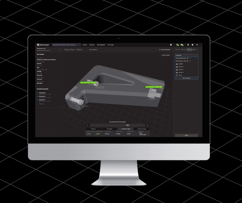 Markforged Simulation - Validate & Optimize Parts Before Printing | Designfusion
